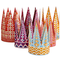 Set of Six Fabulous Paper Party Crowns – House of Cardoon