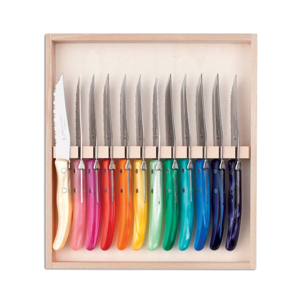 Rainbow Steak Knives – House of Cardoon