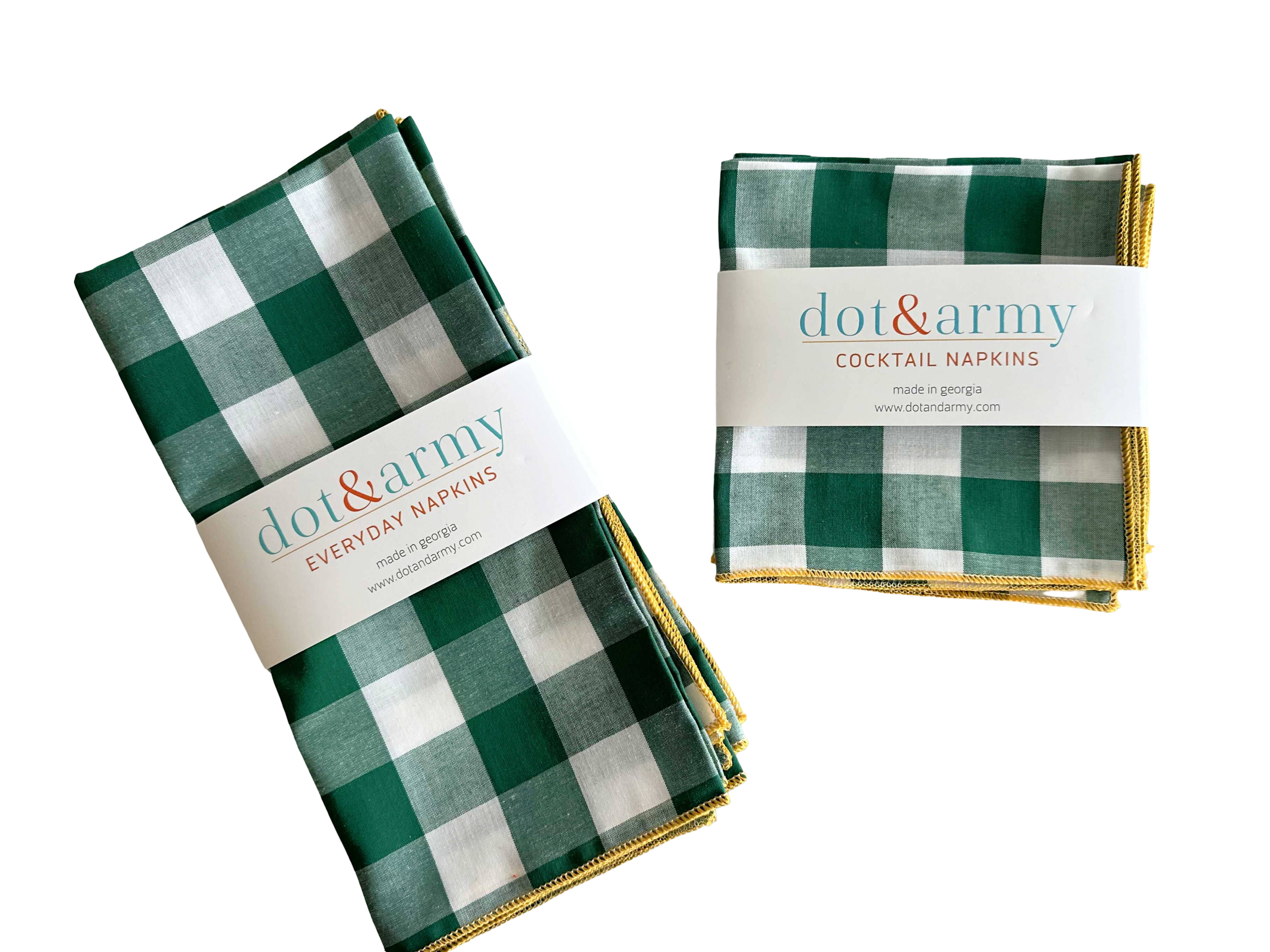 Gingham Check Cloth Napkins - Set of 4 – House of Cardoon